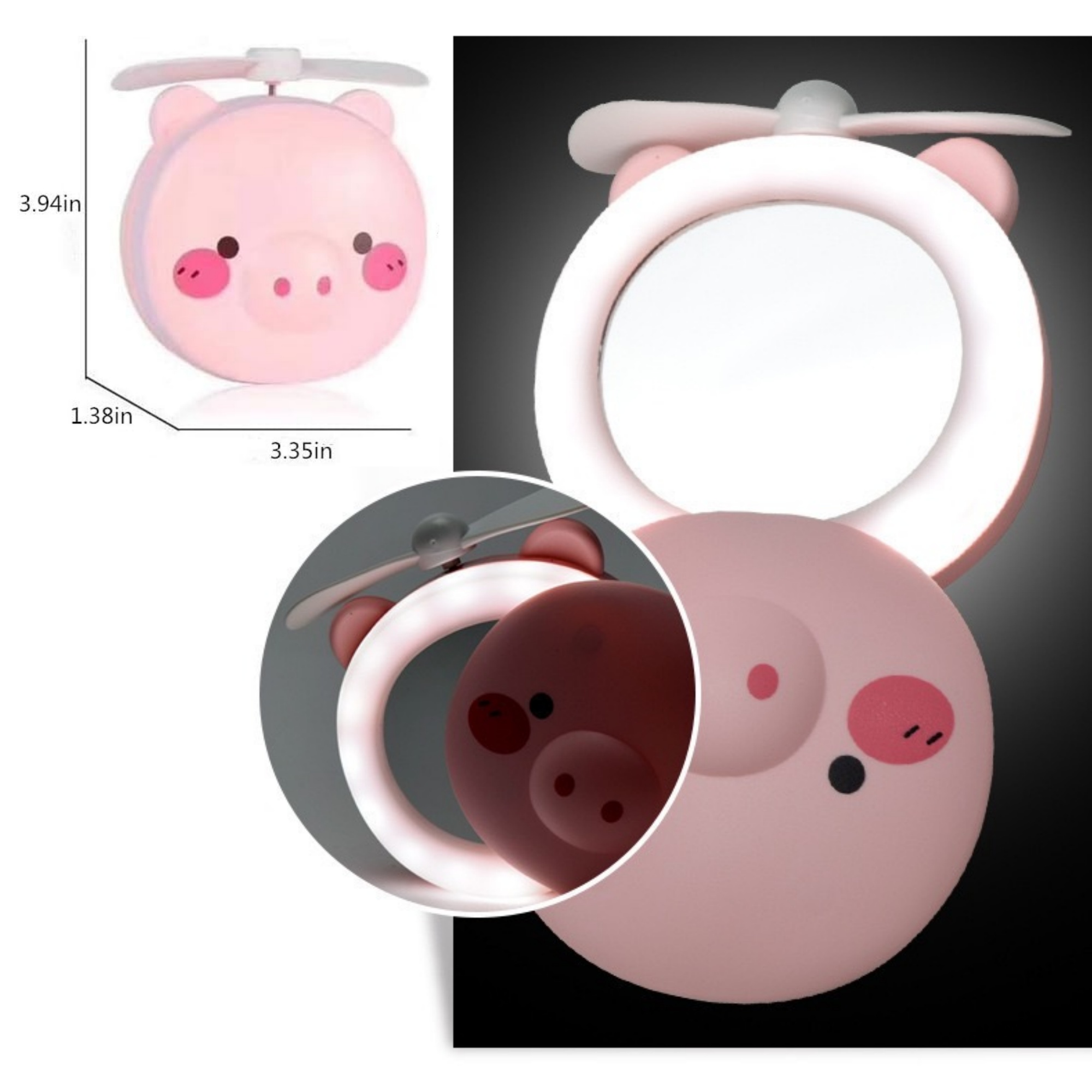 Lovely Pig Head Shape Mirror Item No#12015 – Home | Brand Burst Inc