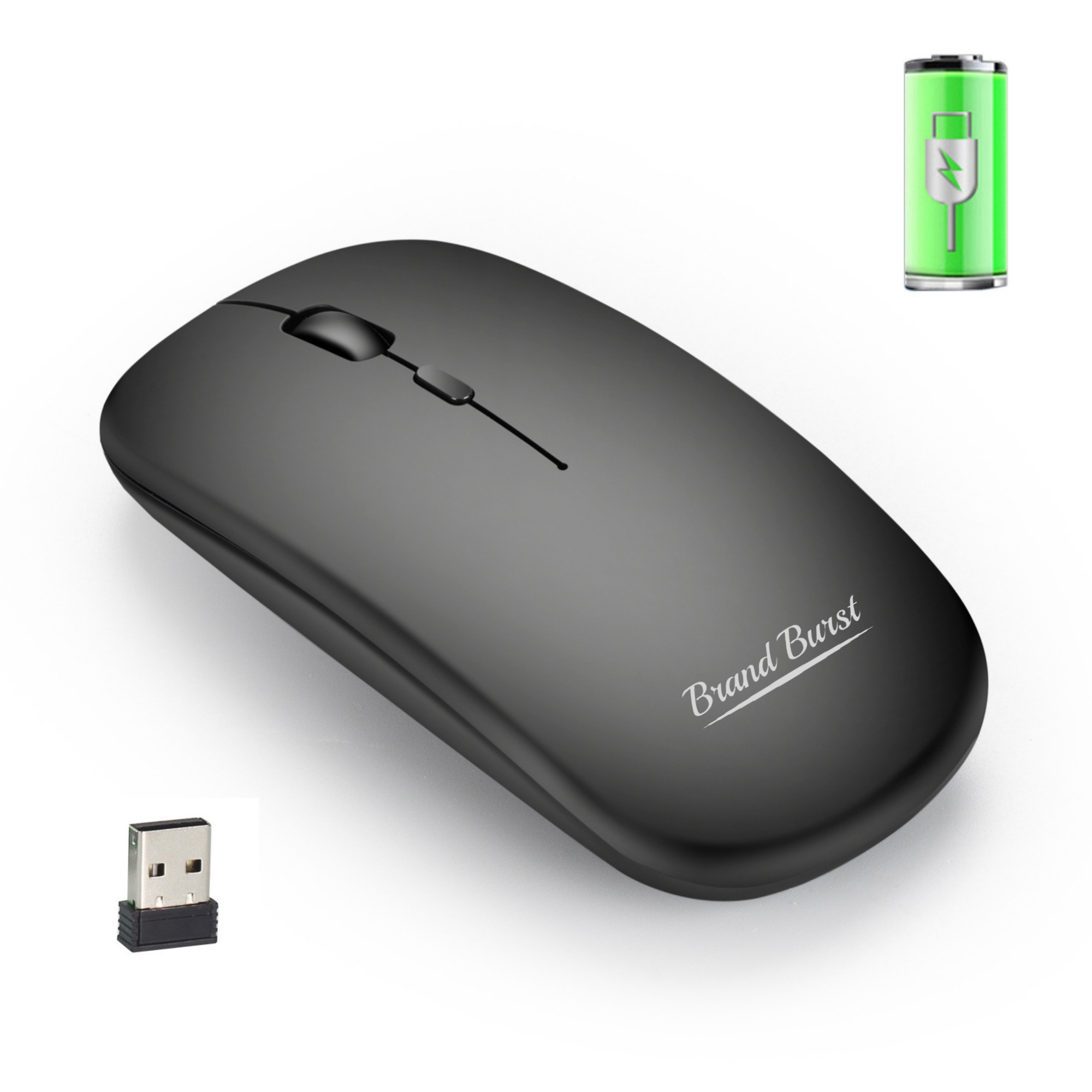 Rehargable Wireless Mouse Item No#11398 - Home | Brand Burst Inc