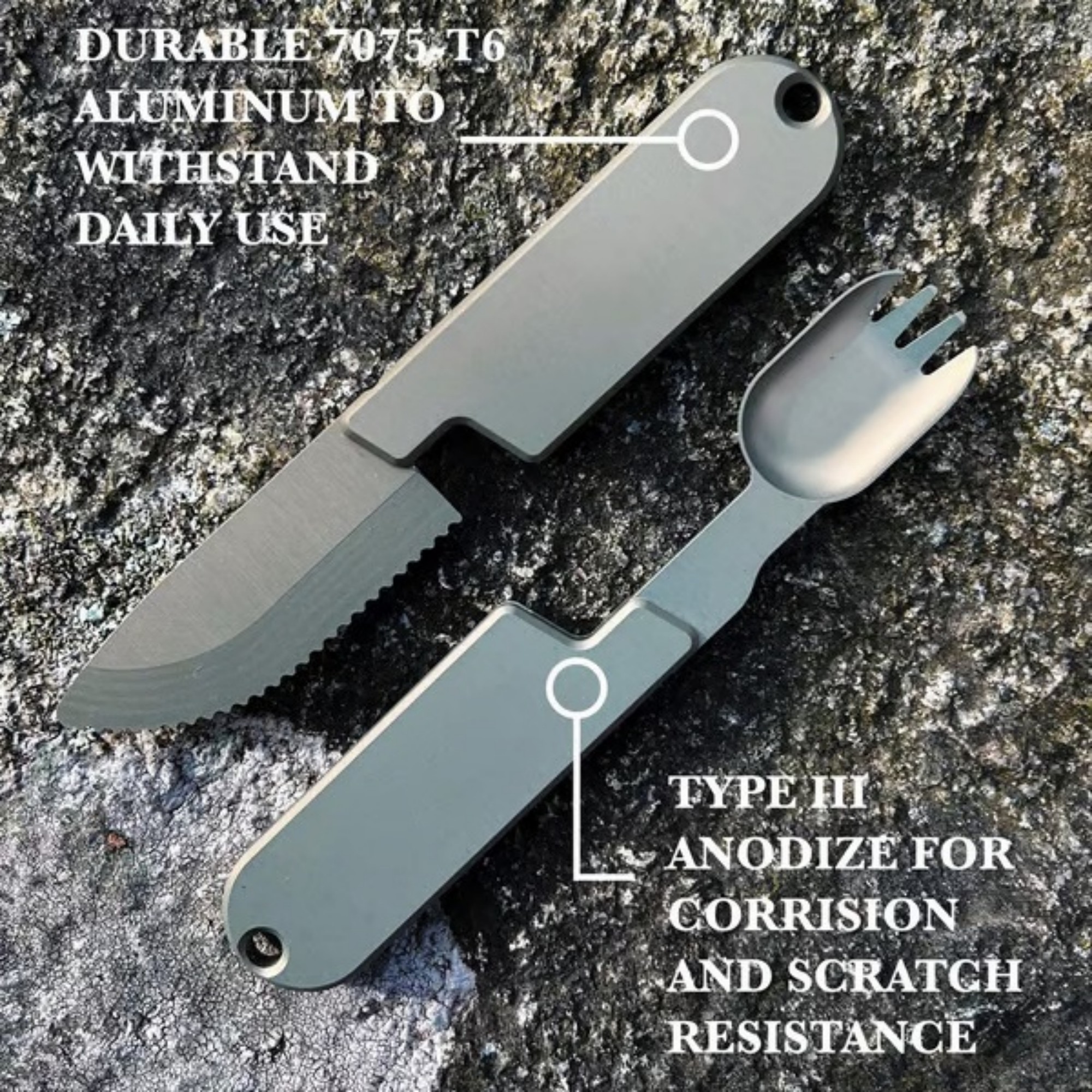 2 In 1 Camping Eating Utensils Set Item No#12822 - Home | Brand Burst Inc